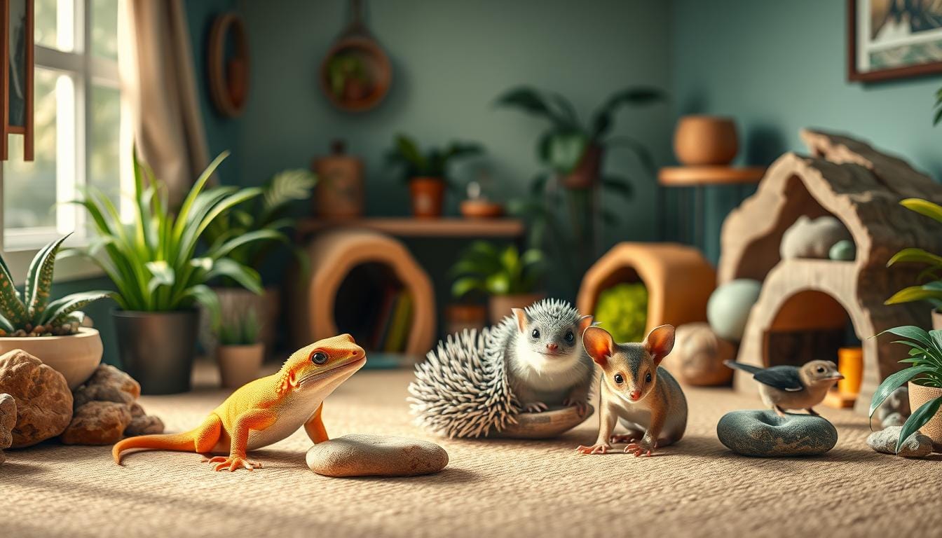 Small exotic animals as pets Unique and low-maintenance options