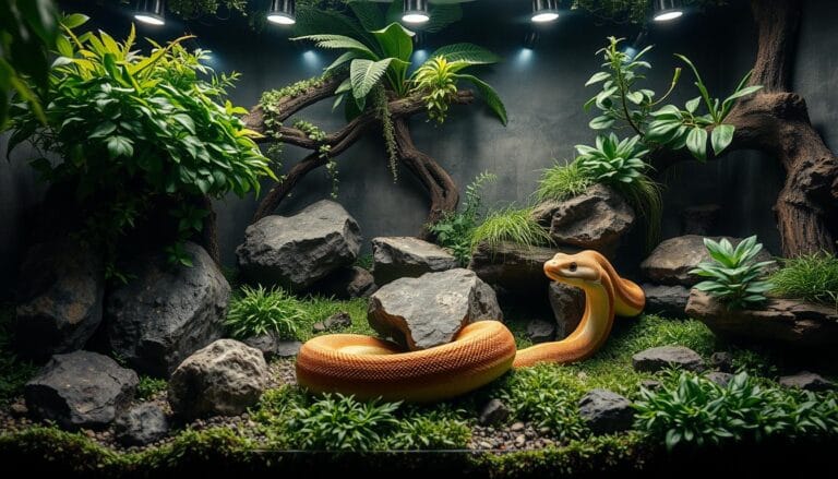 How to Create a Pet Snake Enrichment Zone